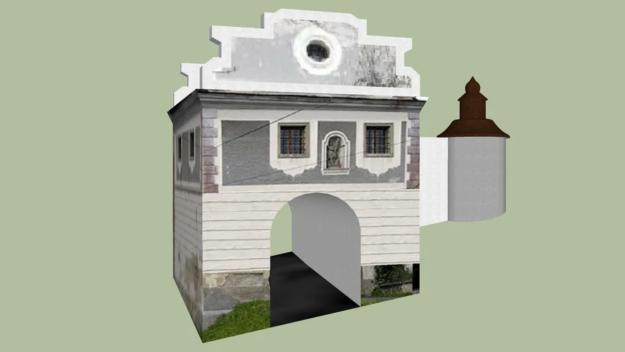 Piargska brána (Piarg Gate) Banská Štiavnica | 3D Warehouse