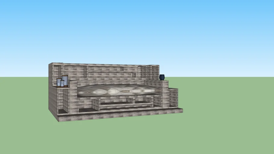 Outdoor Rustic Seat | 3D Warehouse