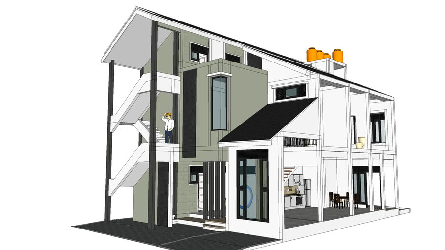 Boarding House | 3D Warehouse