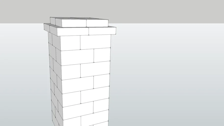 Cambridge Column Kit with Cap and Top (Hat) | 3D Warehouse