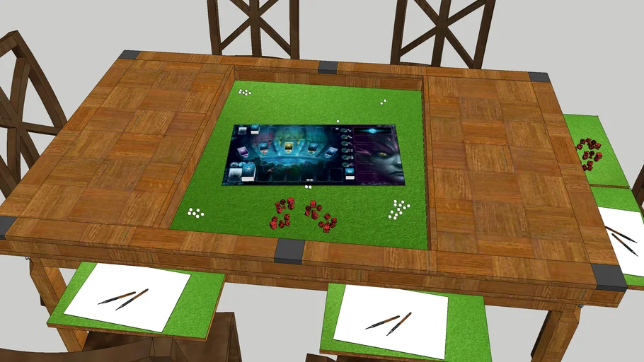 Board Game Table V4 | 3D Warehouse