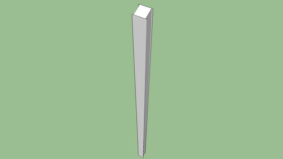 12' Utility Mullion | 3D Warehouse