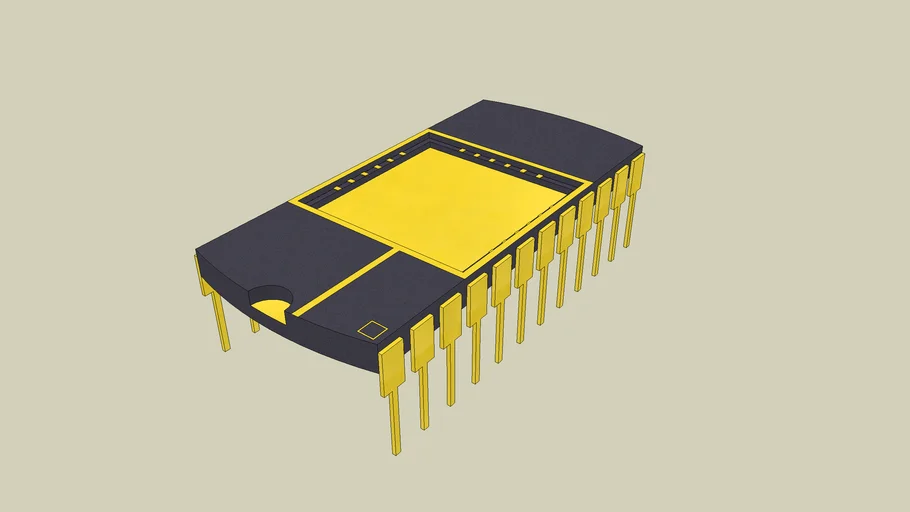 Chip Carrier - Chipgehäuse | 3D Warehouse