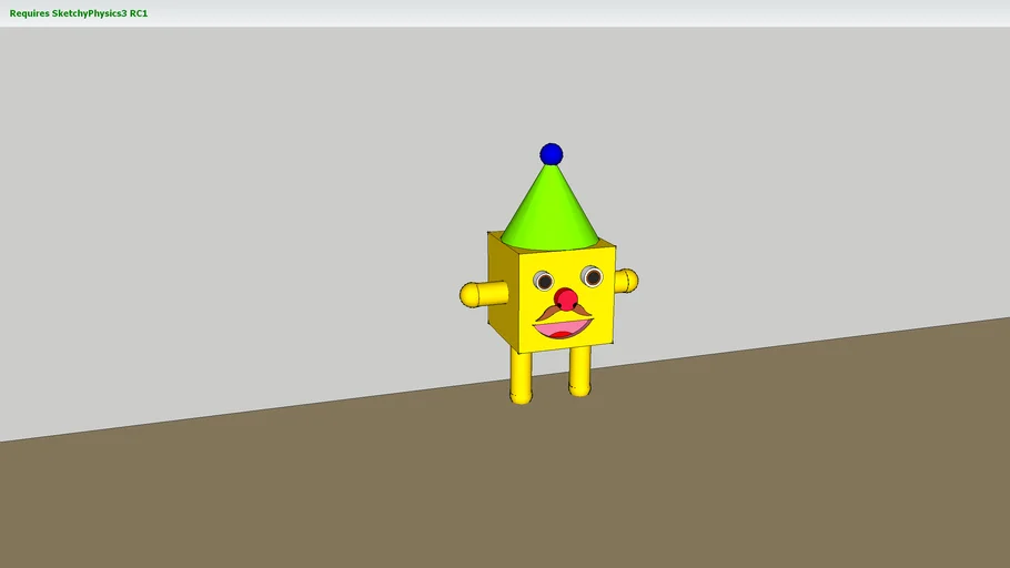 Yellow box-man | 3D Warehouse