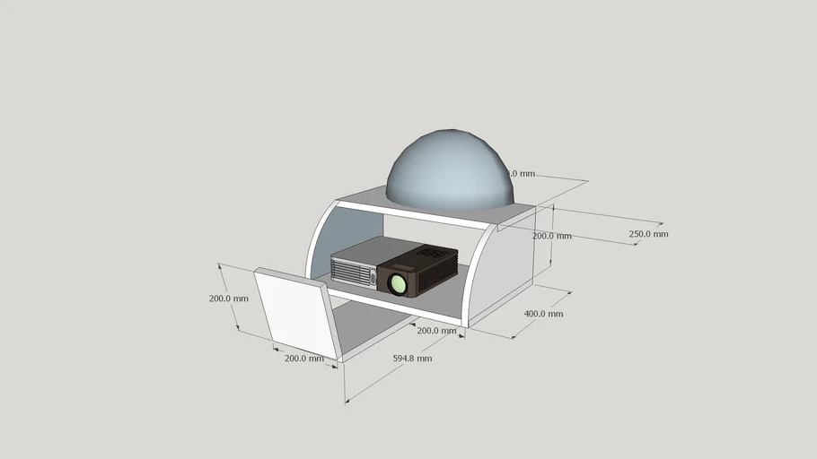 Planetarium spherical projection unit | 3D Warehouse
