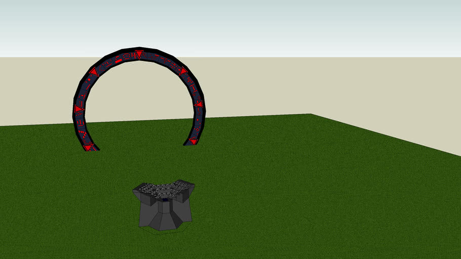 Andromeda Galaxy Stargate and DHD | 3D Warehouse