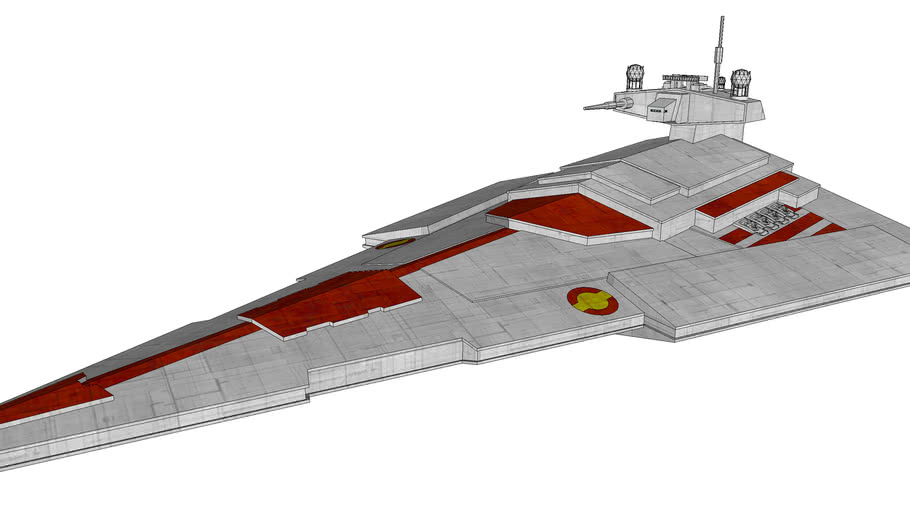 Republic version Victory class star destroyer | 3D Warehouse