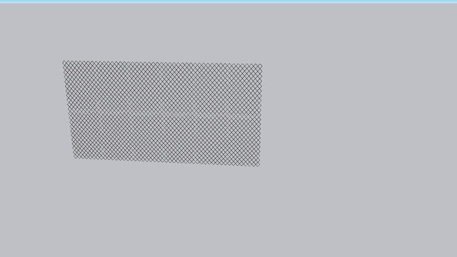 mesh fence | 3D Warehouse