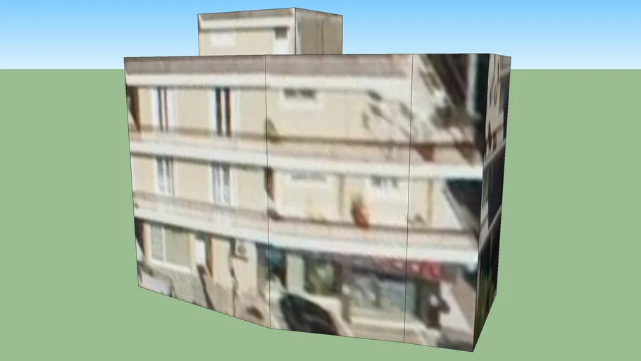 Block of shops in Chaidari, Greece | 3D Warehouse