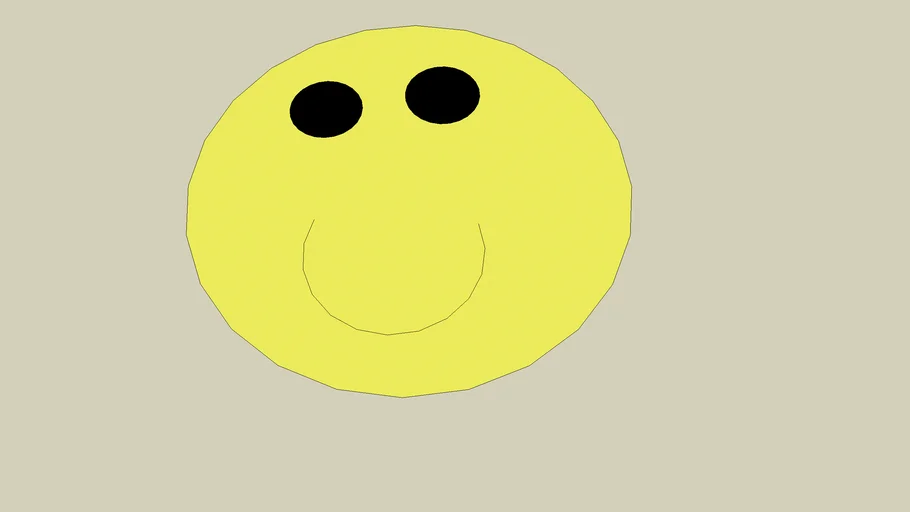 happy face | 3D Warehouse