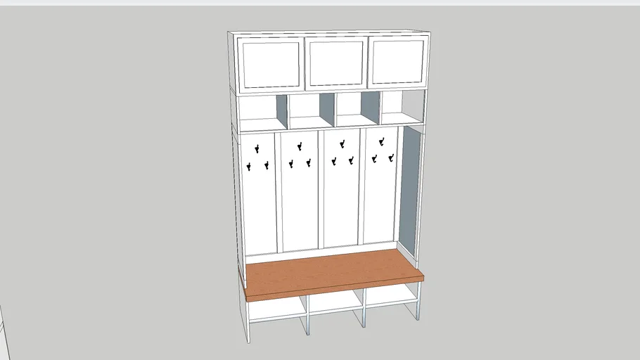Meg Entry bench | 3D Warehouse