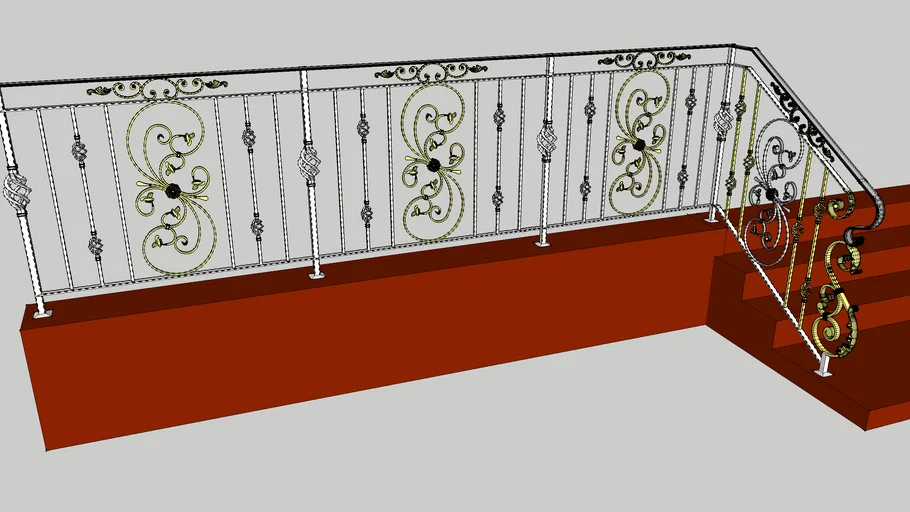 Handrail | 3D Warehouse