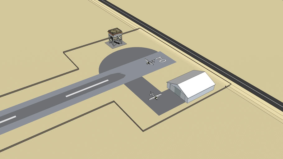 Small Airfield | 3D Warehouse