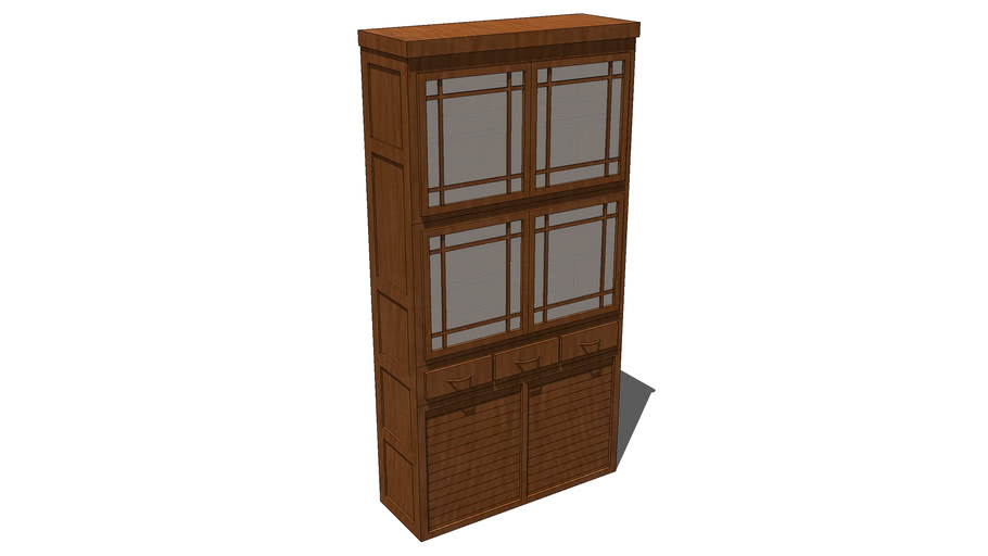 Designer Display Cabinet | 3D Warehouse