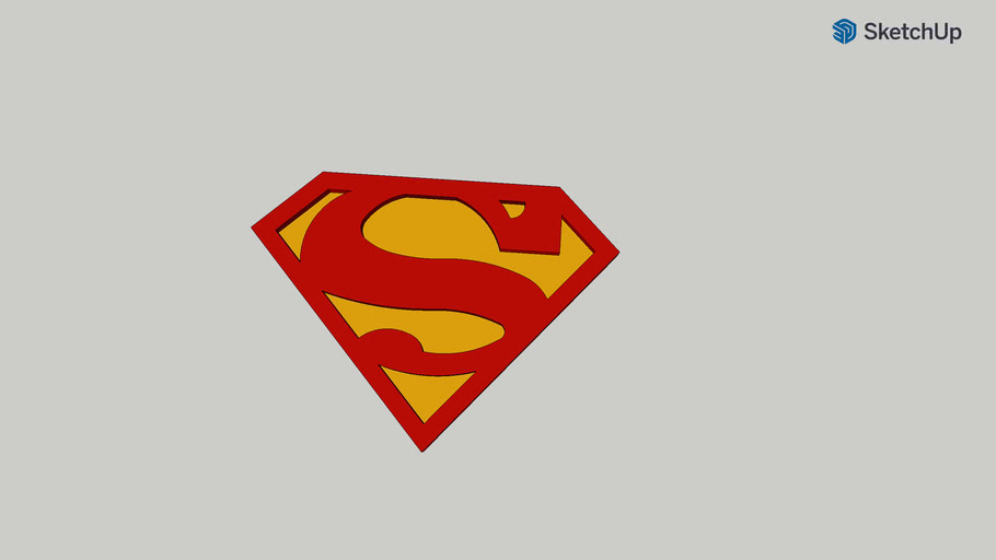 superman logotype | 3D Warehouse