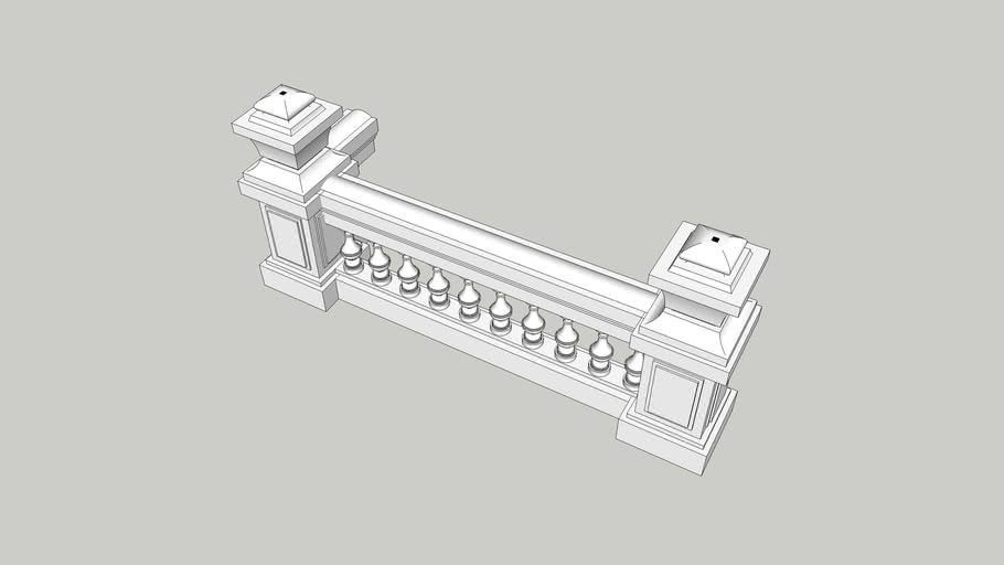 Lan can cổ điển | 3D Warehouse