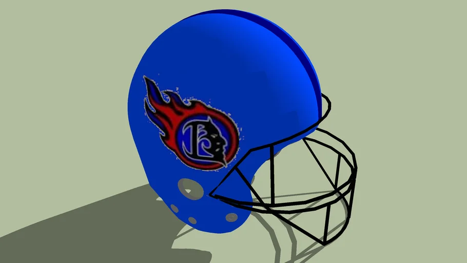 Amager Demons football helmet | 3D Warehouse