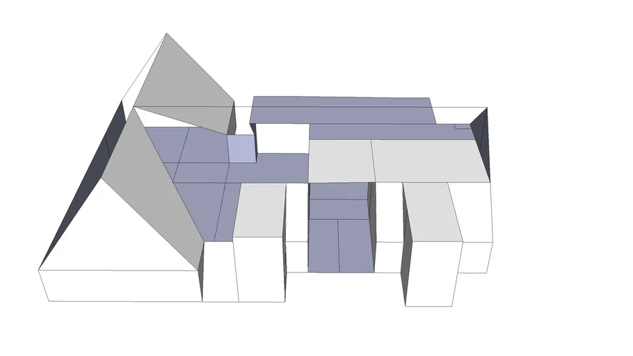 Upper floor layout | 3D Warehouse