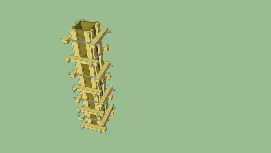 Column formwork 300x300 | 3D Warehouse
