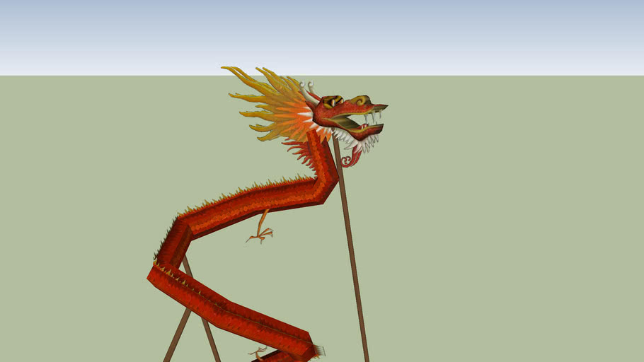 舞龍 Dragon dance / perform a dragon dance | 3D Warehouse