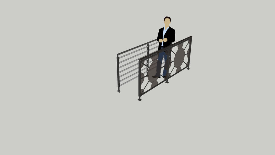 Modern Railings (Simple) | 3D Warehouse