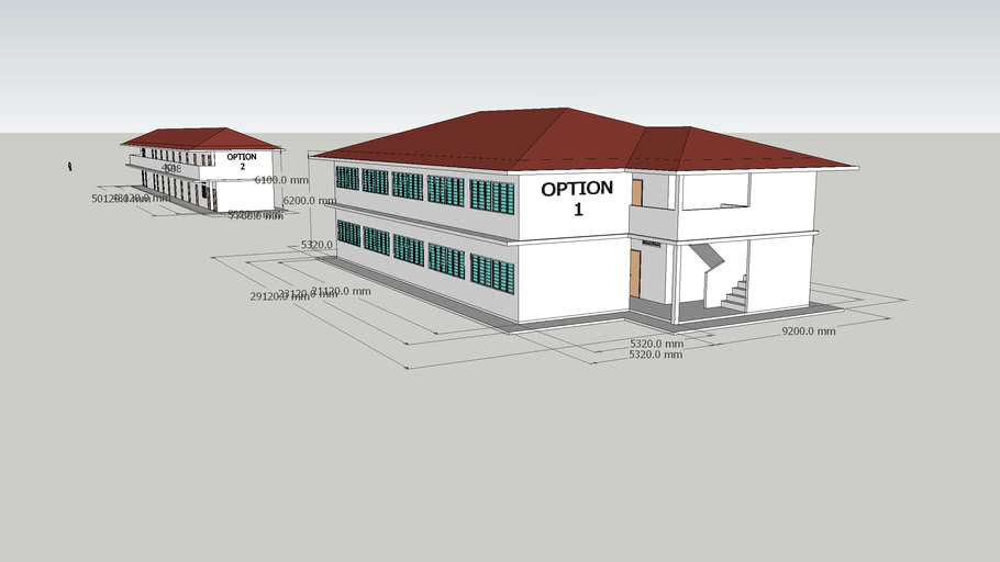 Hostel-Double Storey Oct 2013 | 3D Warehouse