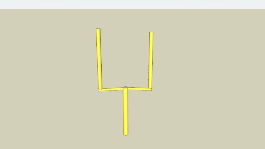 field goal post | 3D Warehouse