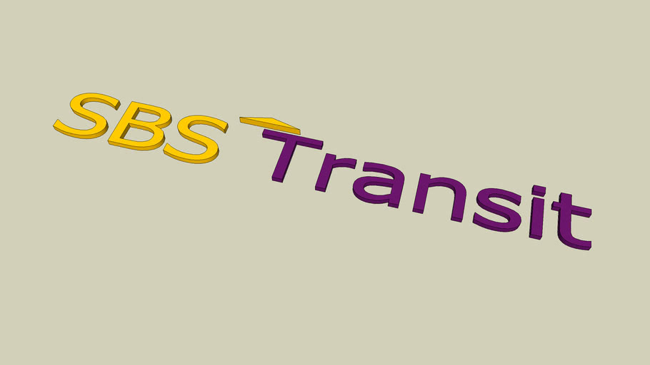 SBS Transit logo | 3D Warehouse