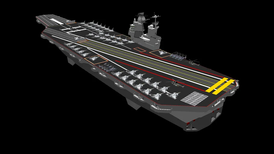 FRENCH+NAVY+NUCLEAR+AIRCRAFT+CARRIER+DALTON | 3D Warehouse