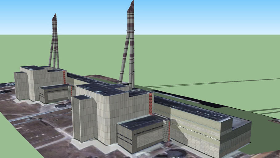 Игналинская АЭС ( Ignalina NPP ) | 3D Warehouse