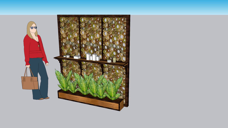 Bamboo Partition wall | 3D Warehouse