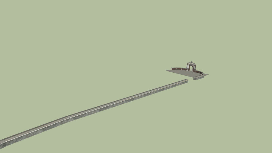 War Memorial Gates | 3D Warehouse