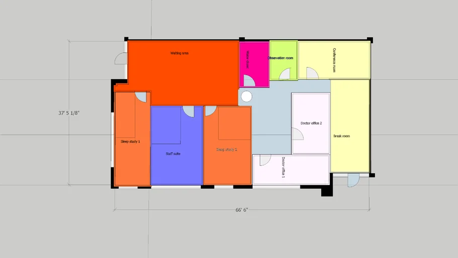 Student Code Floor Plan 1 | 3D Warehouse