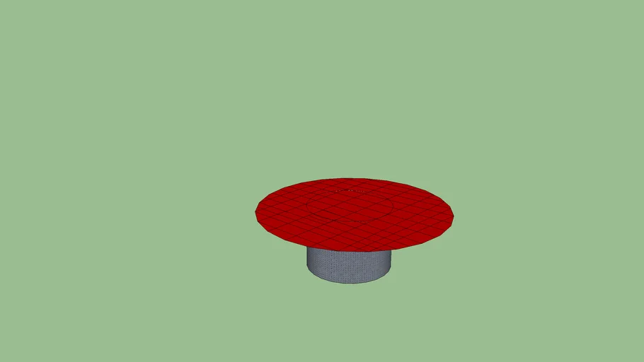 Round Red Restaurant Table | 3D Warehouse