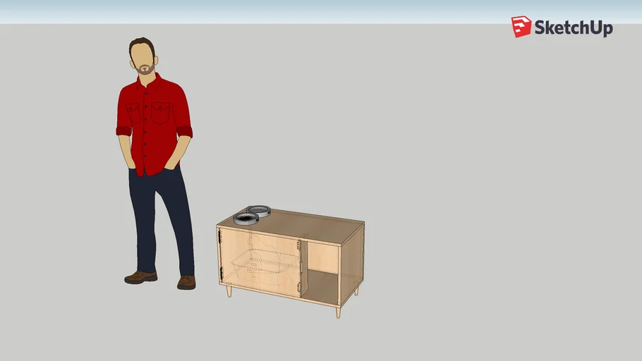 Cat Litter Box Bench | 3D Warehouse