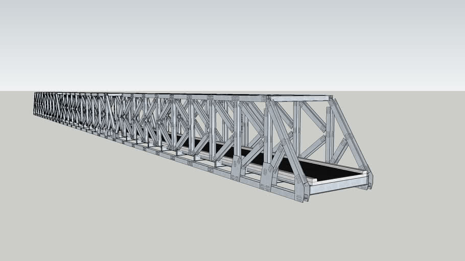 Jembatan K Truss | 3D Warehouse