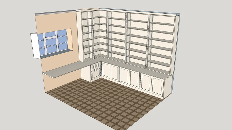 Sandy's bookcase | 3D Warehouse