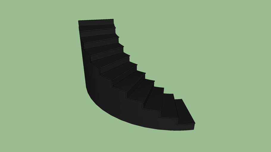 Curved Stairs | 3D Warehouse