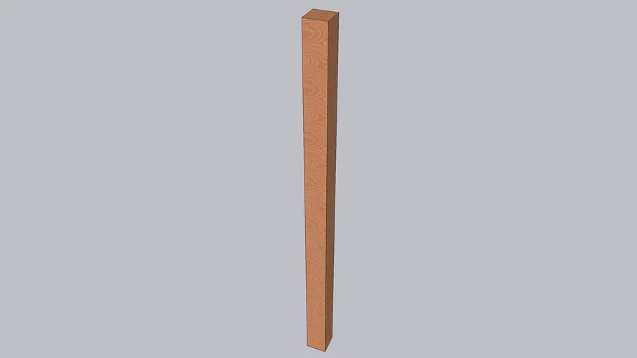 8' porch post | 3D Warehouse