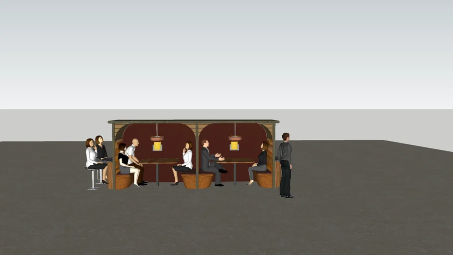 Cafe Seating | 3D Warehouse
