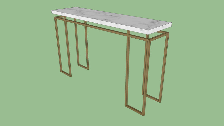 Console Table Marble | 3D Warehouse