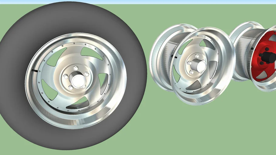 Cragar Super Spoke Rims | 3D Warehouse