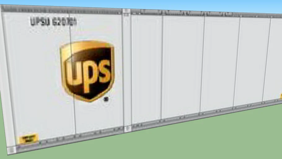 Ups Container 28' | 3D Warehouse