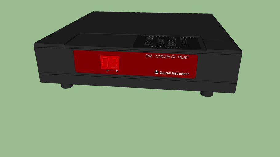 General Instrument (Jerrold) Impulse CFT2024-V5S8B set-up box (later ...