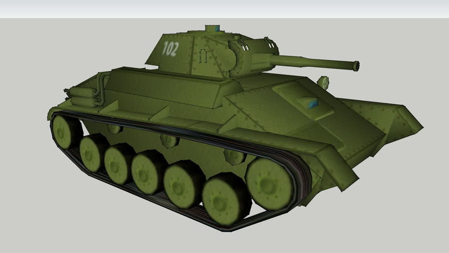 T-70 Tank | 3D Warehouse
