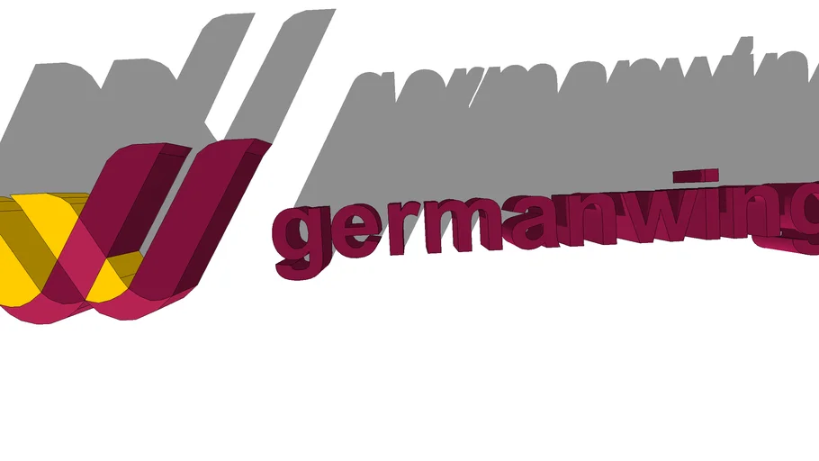 Germanwings Logo | 3D Warehouse
