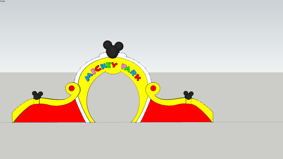 Mickey mouse Clubhouse Entrance | 3D Warehouse