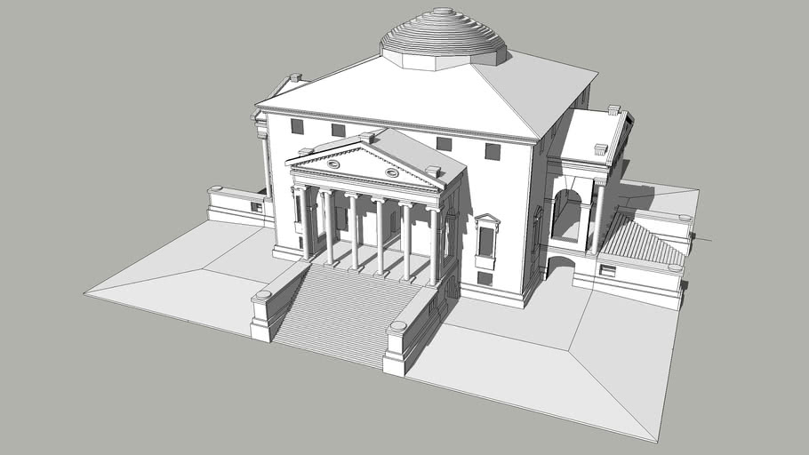 Palladio's Villa La Rotonda 圆厅别墅 | 3D Warehouse