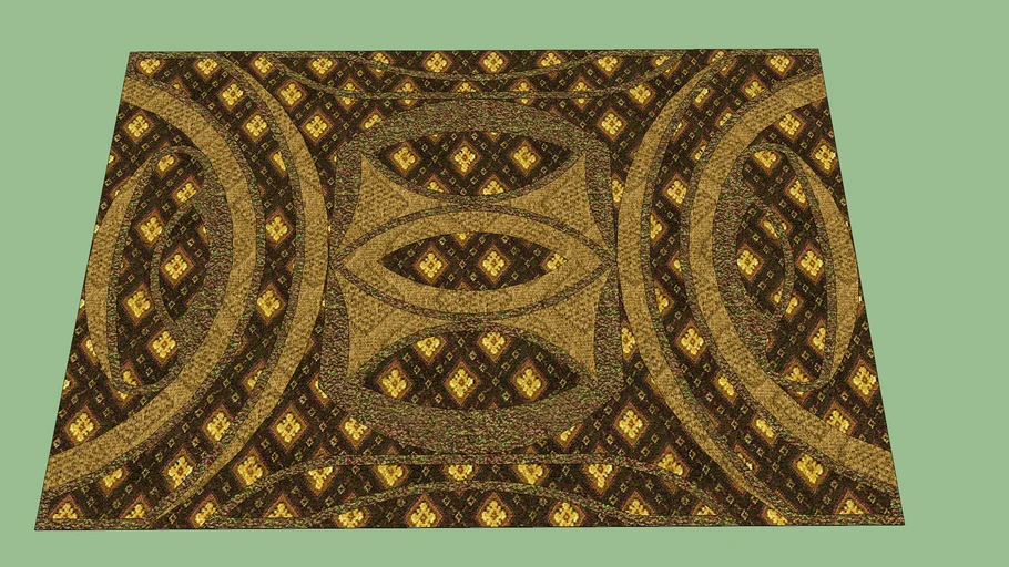 Medium Contemporary Rug II | 3D Warehouse