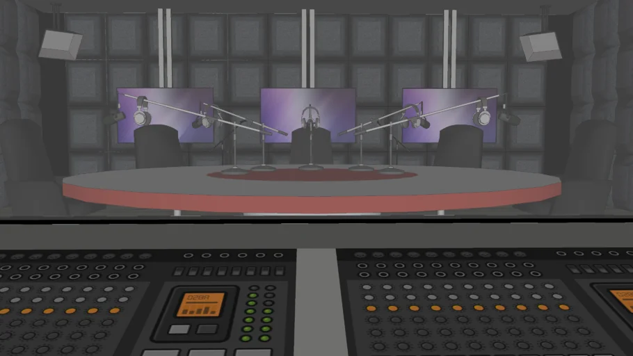 Estudio de grabación/radio - Recording/Radio studio | 3D Warehouse